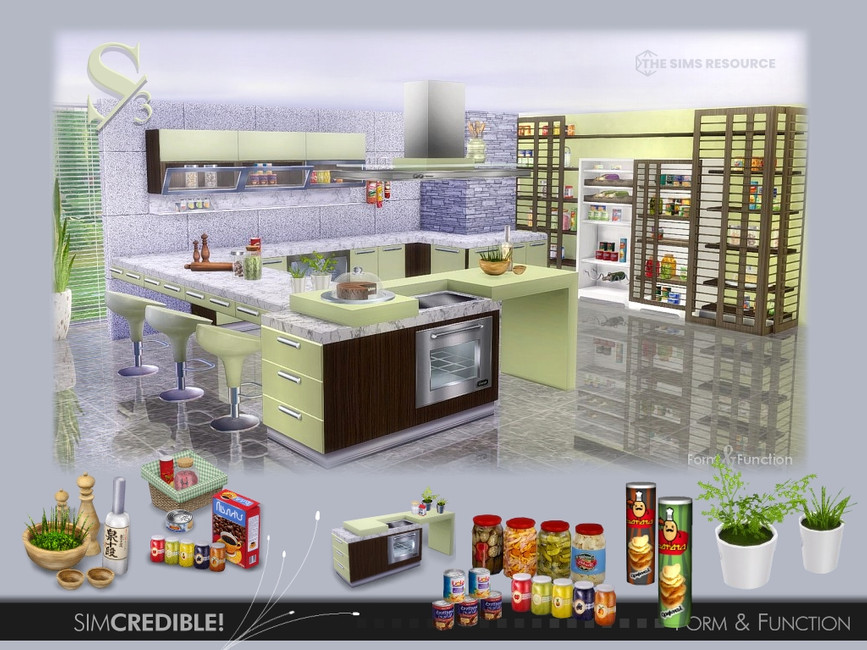 The Sims Resource - Form and Function Kitchen I