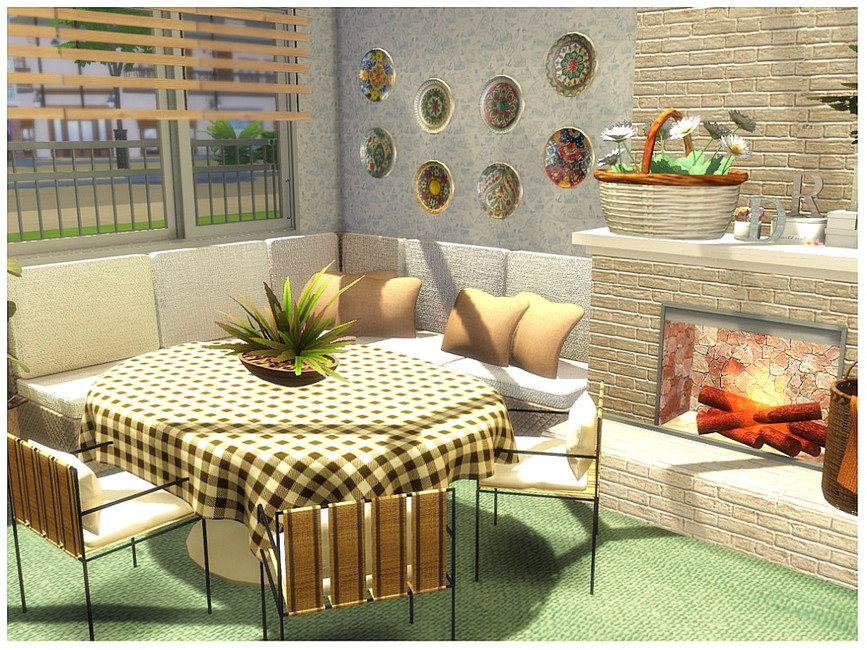 The Sims Resource - Cozy Green Dining