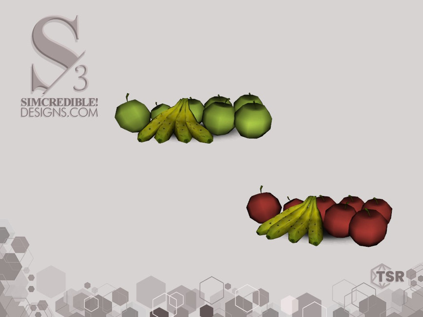 The Sims Resource - Form and Function Fruits