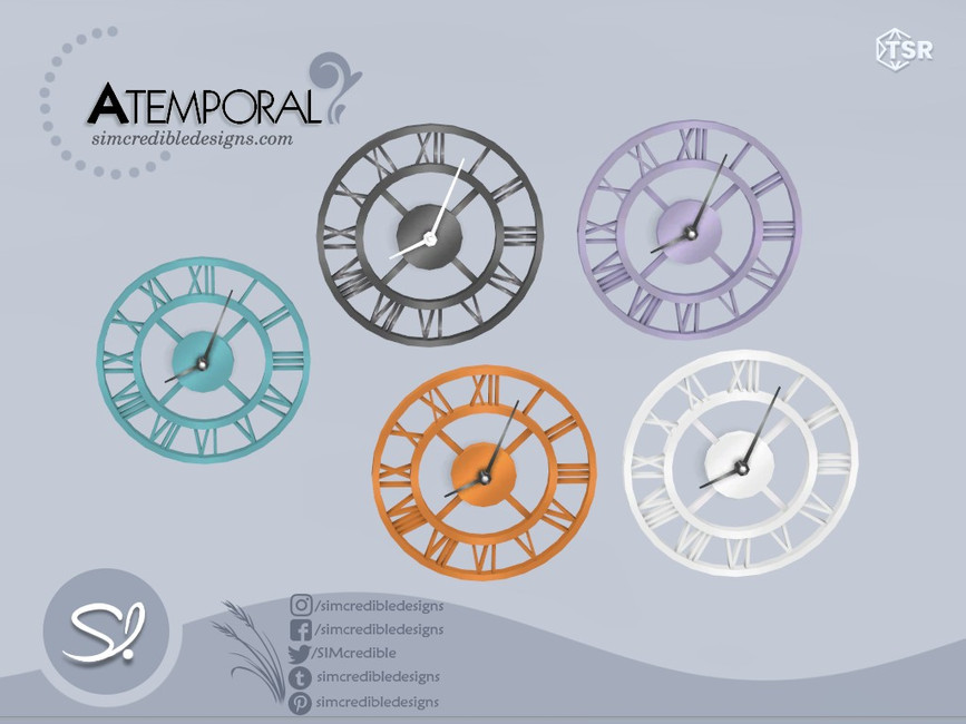 The Sims Resource - Atemporal Wall Clock