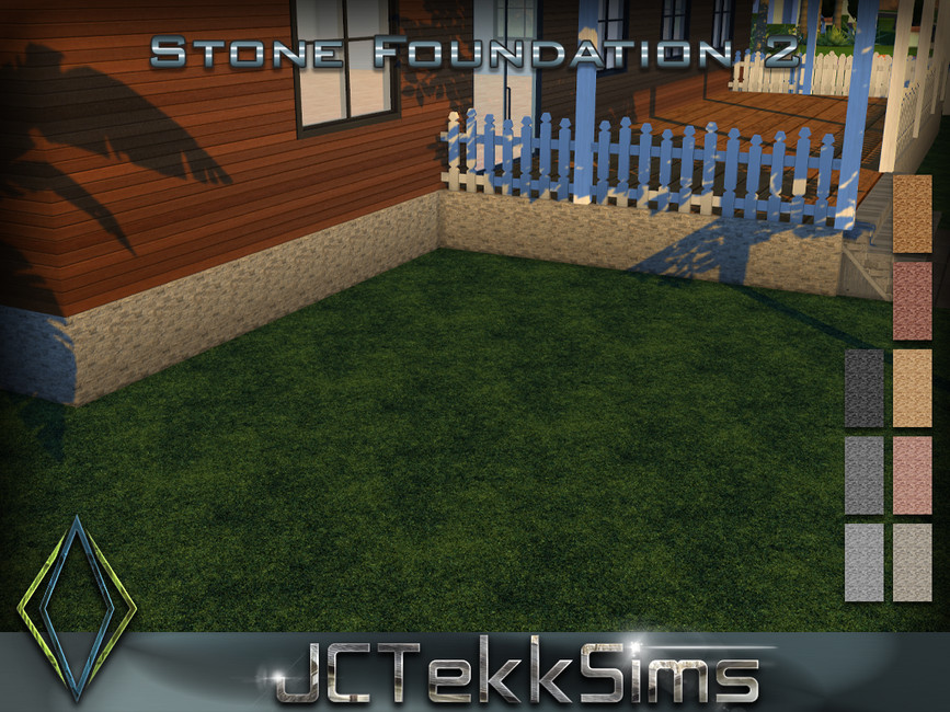 The Sims Resource - Stone Foundation 2