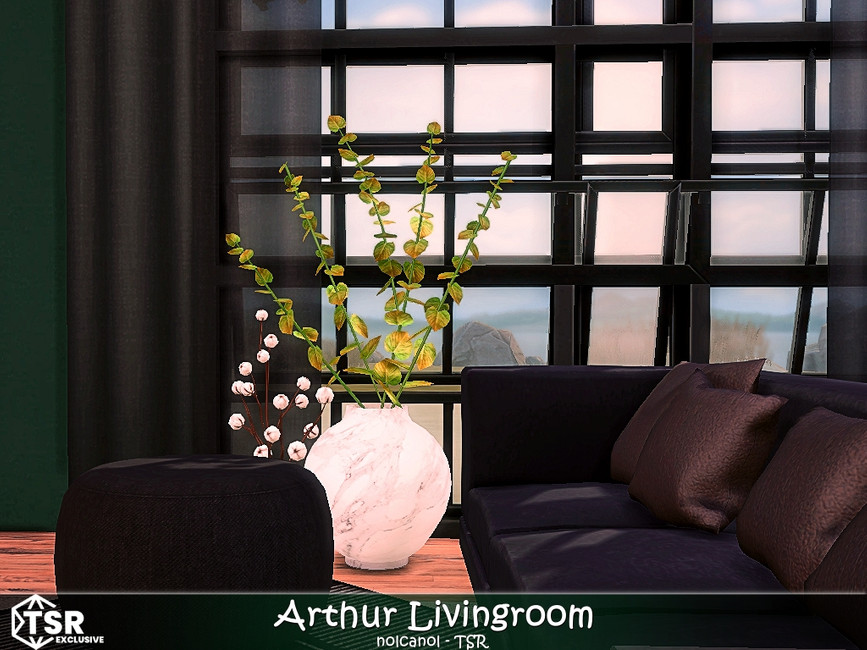 The Sims Resource - Arthur Livingroom / TSR CC Only