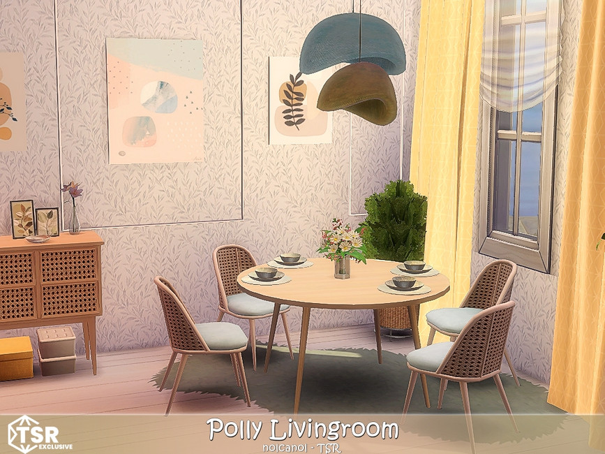 The Sims Resource - Polly Livingroom / TSR CC Only