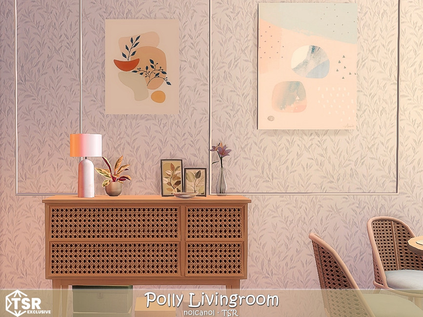 The Sims Resource - Polly Livingroom / TSR CC Only