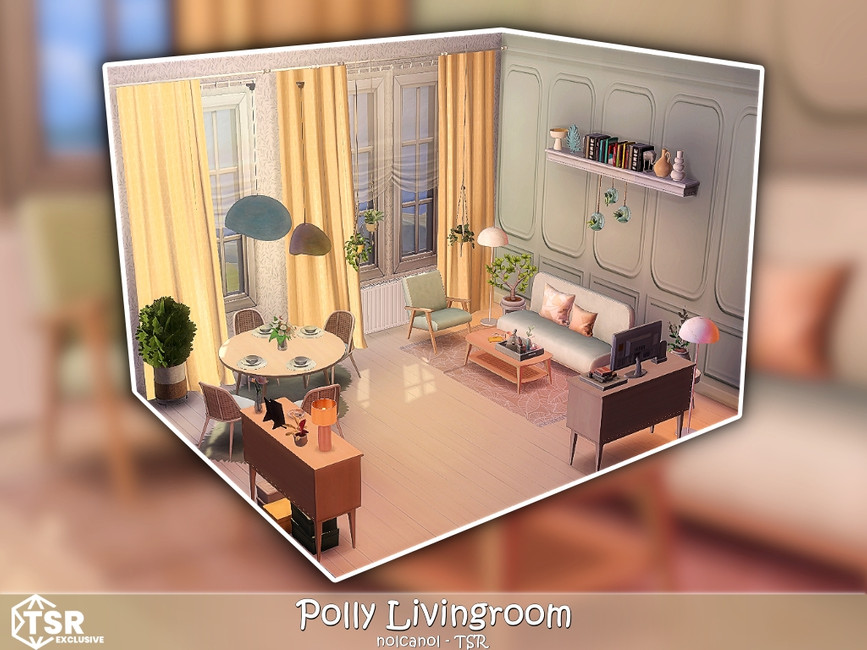 The Sims Resource - Polly Livingroom / TSR CC Only
