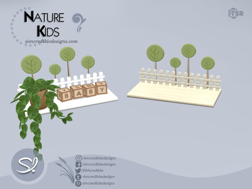 The Sims Resource - Nature Kids Shelf Tree