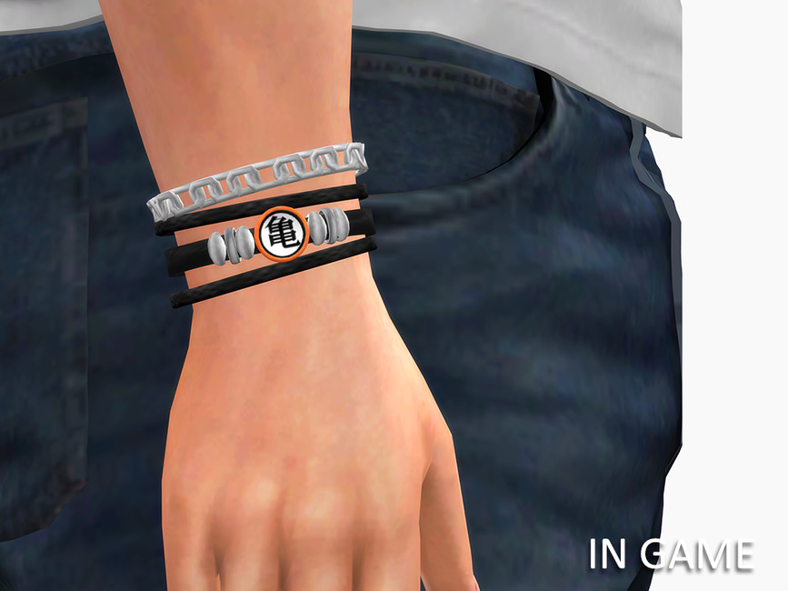 The Sims Resource - Kanji's DB Bracelet (right)