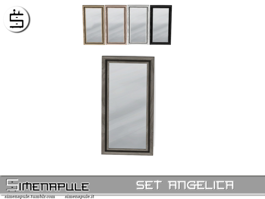 The Sims Resource - Set Angelica - Floor Mirror