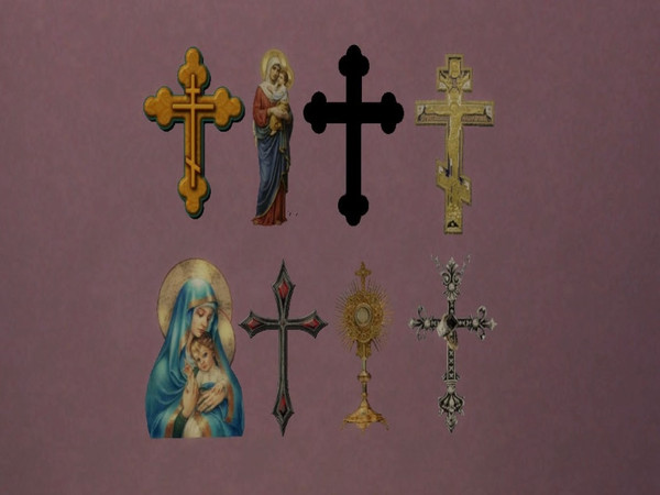 The Sims Resource | religious stickers3