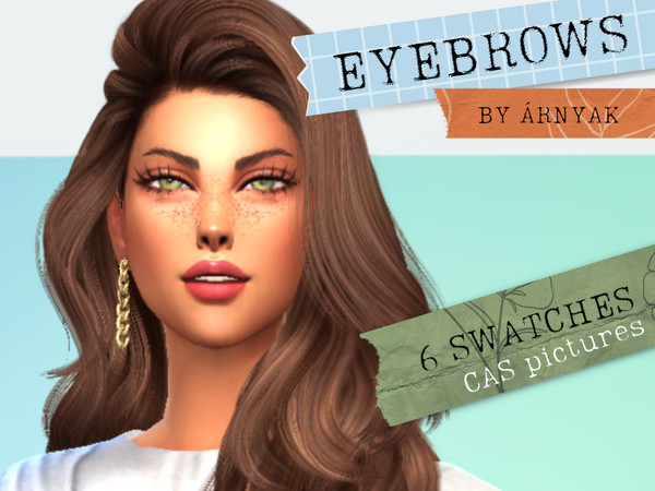 The Sims Resource | Eyebrows no1 by Arnyak