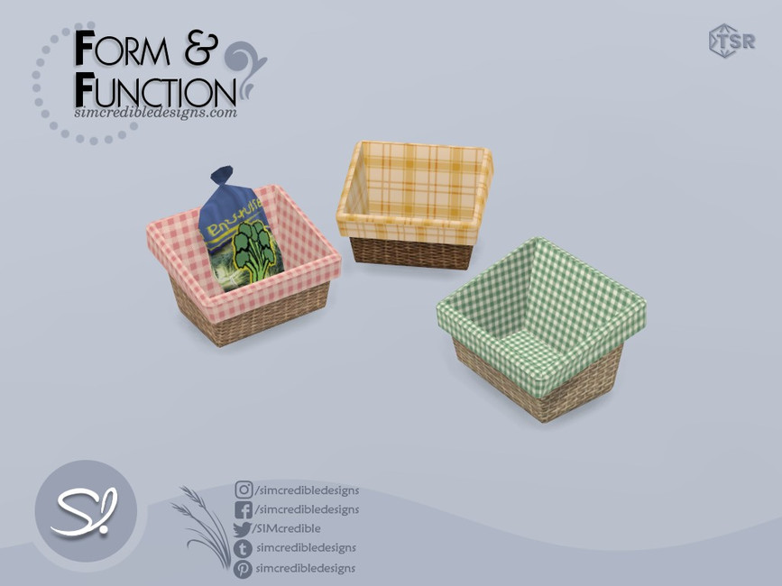 The Sims Resource - Form and Function Basket