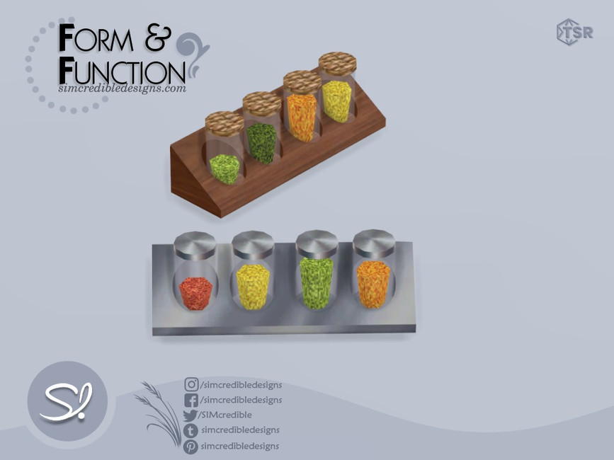 The Sims Resource - Form and Function Spice Rack