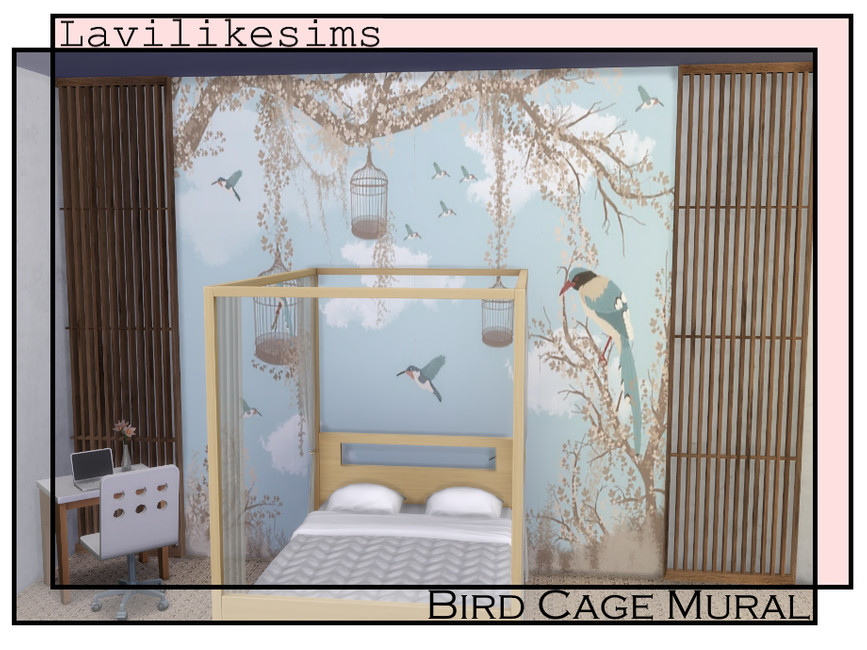 The Sims Resource - Birdcage Mural
