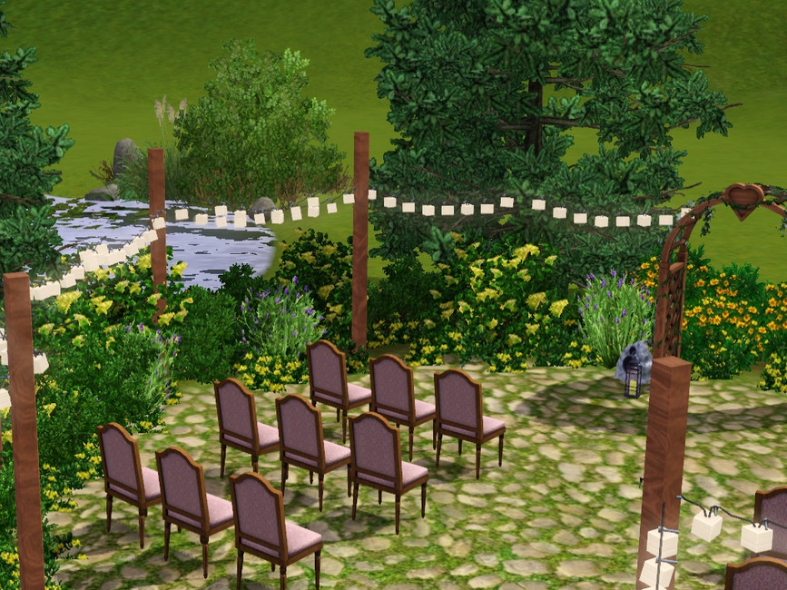 The Sims Resource - Barn Wedding Venue
