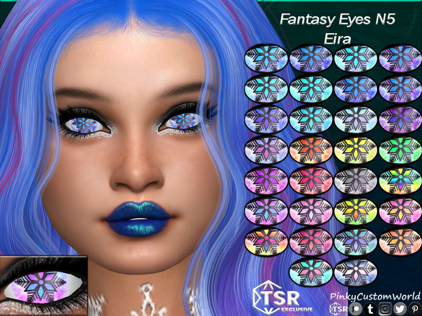 The Sims Resource - Fantasy Eyes N5 - Eira