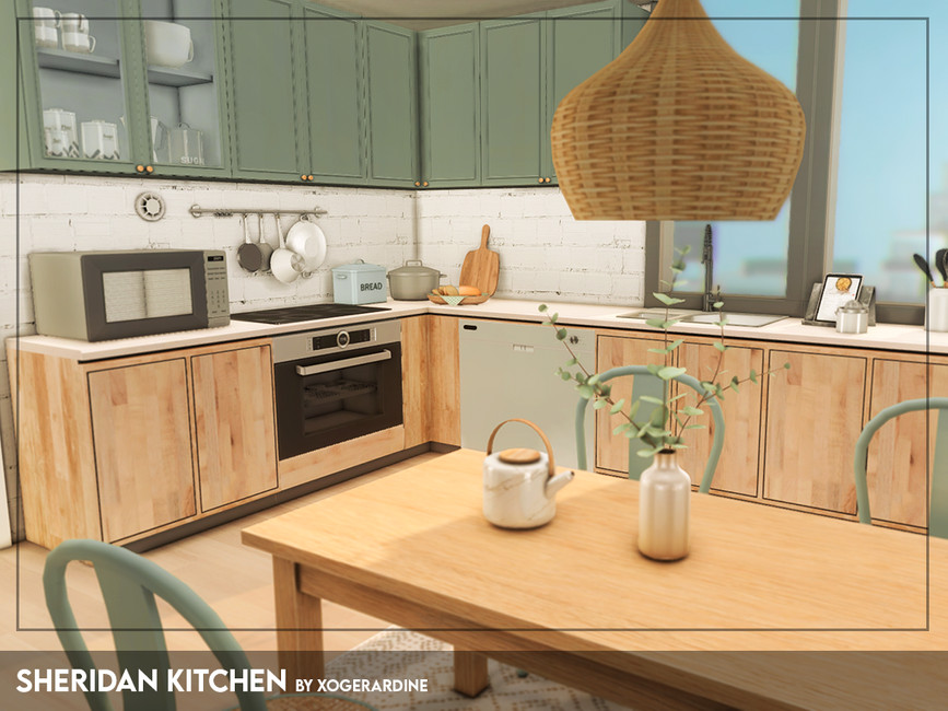 The Sims Resource - Sheridan Kitchen (TSR only CC)