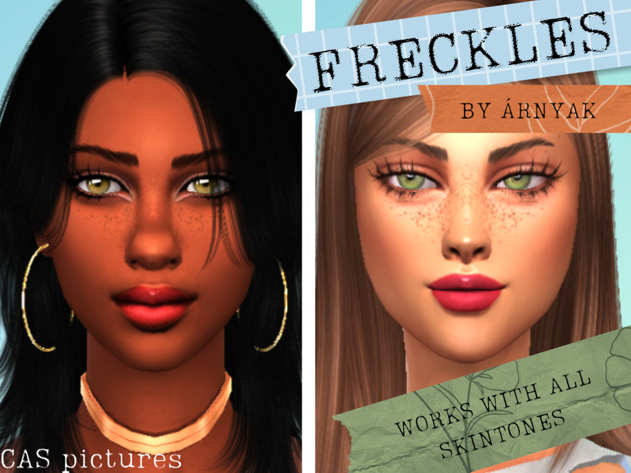 The Sims Resource | Freckles no1 by Arnyak