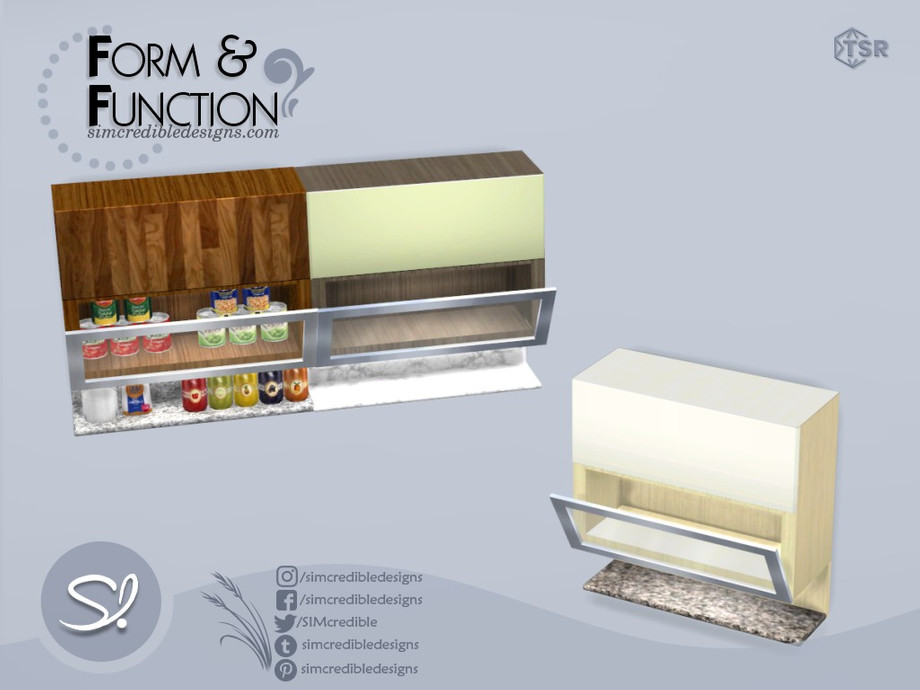 The Sims Resource - Form and Function Cabinet Opened