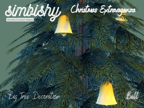 The Sims Resource | Christmas Extravaganza - Big Tree Decoration BELL