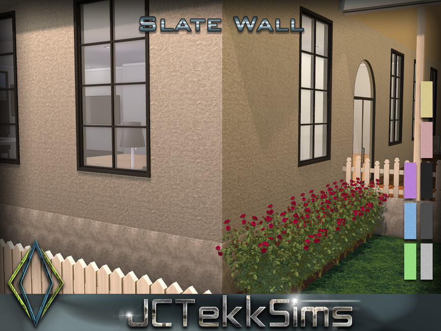 The Sims Resource - Slate Wall