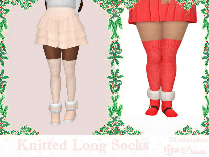 The Sims Resource - Knitted Long Socks