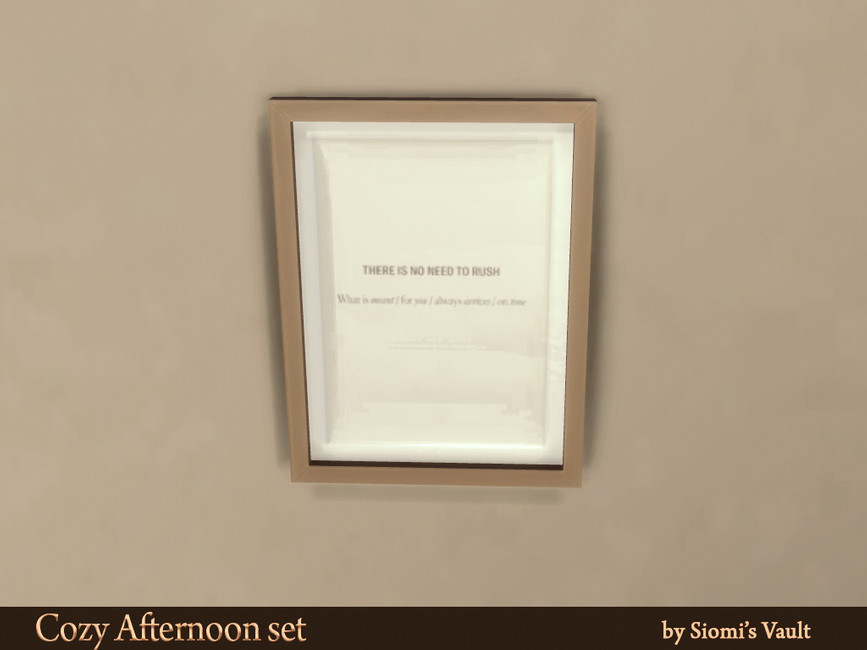 The Sims Resource - Cozy afternoon set wall decor 04
