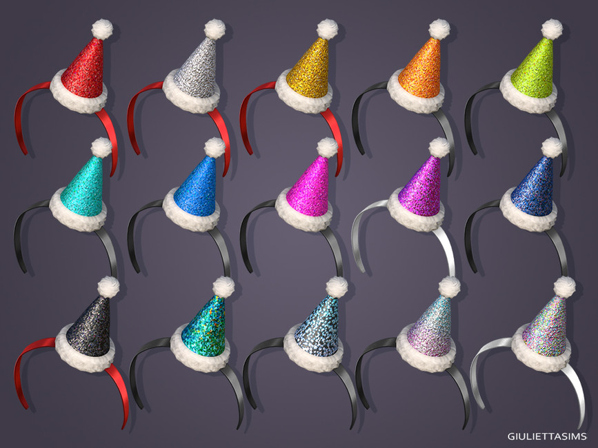 The Sims Resource - Santa Hat Headband