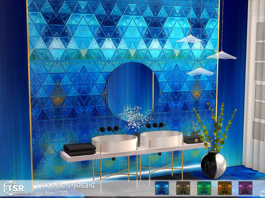 The Sims Resource - Triangle Mosaic
