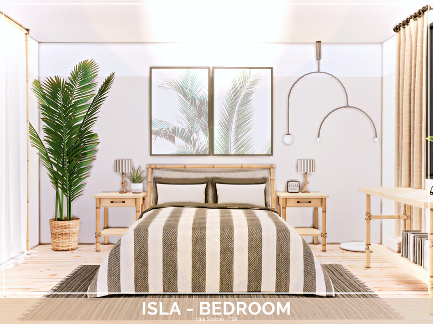 The Sims Resource - Isla Bedroom - TSR only CC