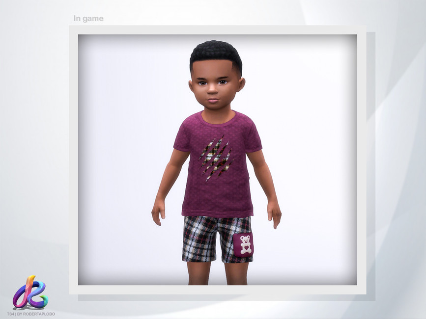 The Sims Resource - Toddler Boy T-Shirt 221 - Retexture