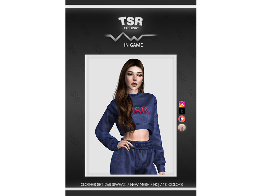 The Sims Resource - CLOTHES SET-268 (SWEAT) BD798