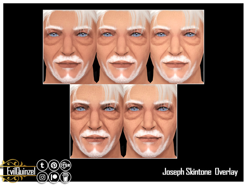 The Sims Resource - Joseph Skin Overlay