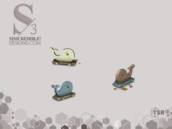 The Sims Resource - Colors of Joy Whale Toy