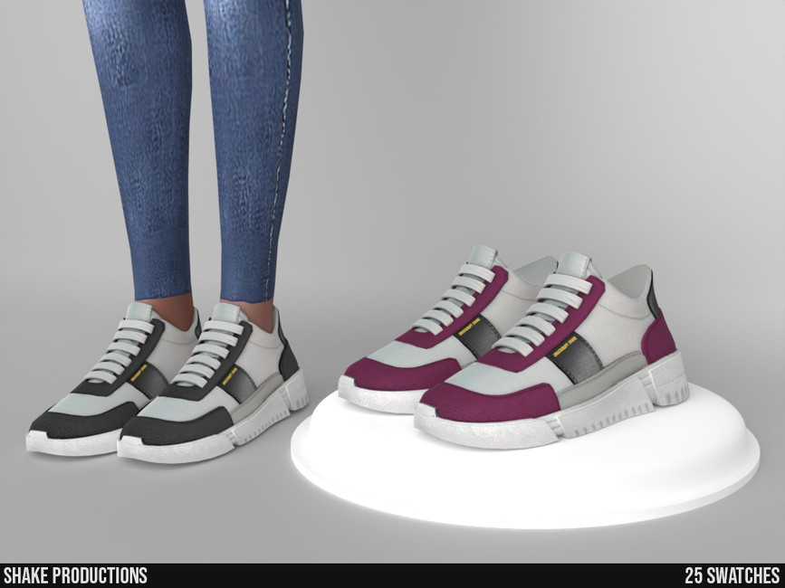 The Sims Resource - 967 - Sneakers (Female)
