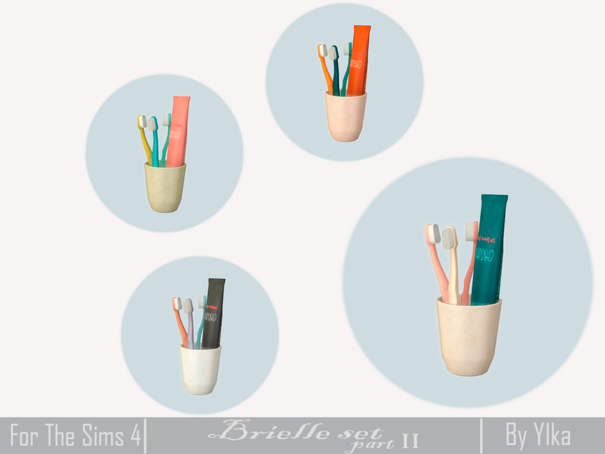 The Sims Resource - [SJB] Brielle set part II - toothbrushes and ...