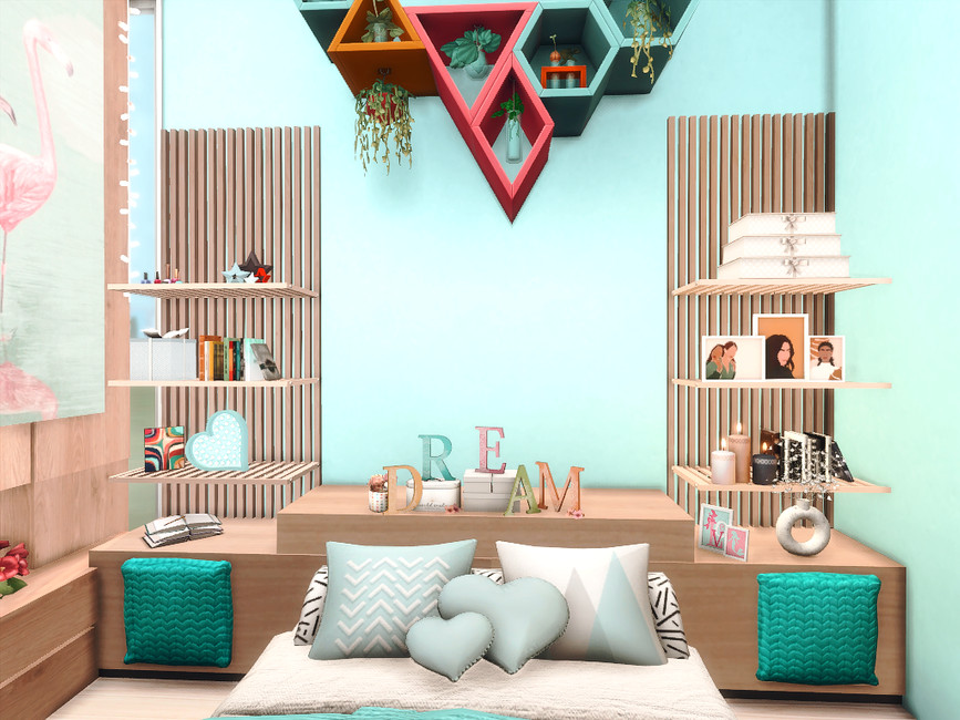The Sims Resource - Blue Voyage Bedroom