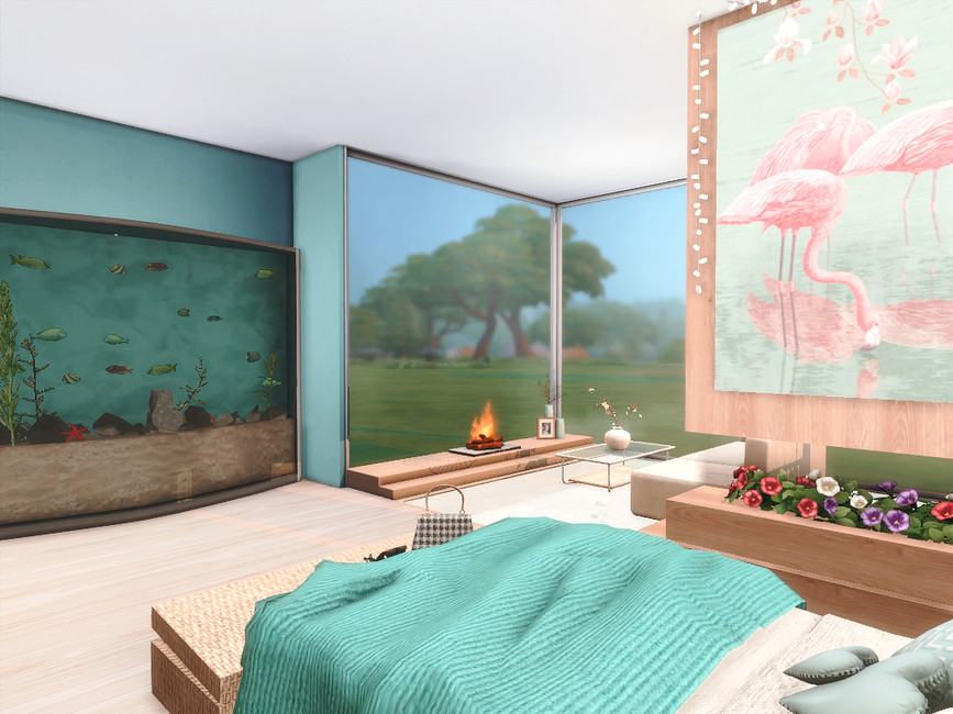 The Sims Resource - Blue Voyage Bedroom