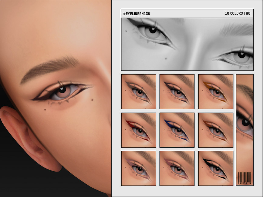 The Sims Resource - Eyeliner | N136