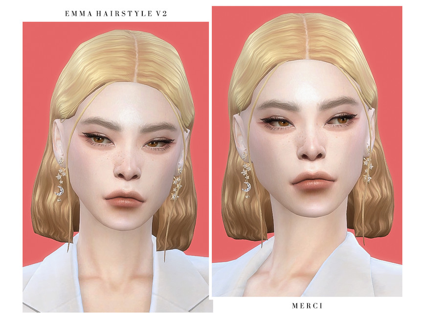 The Sims Resource - Emma Hairstyle V2