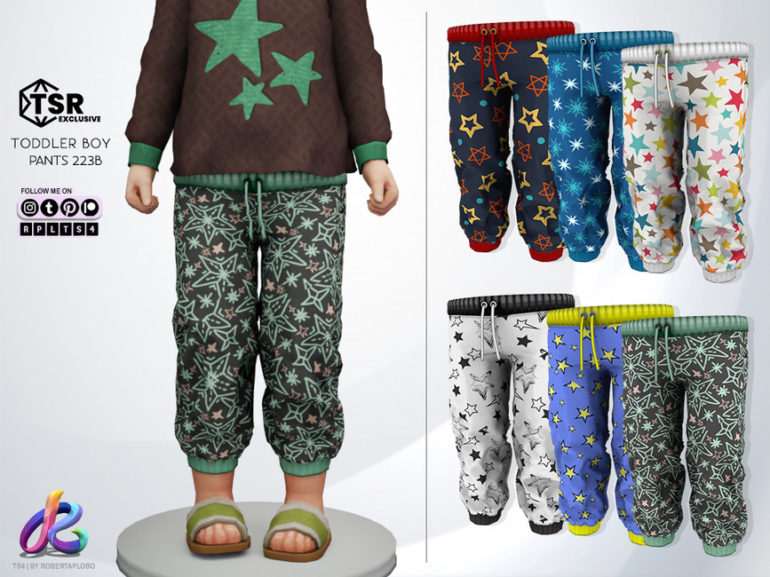 The Sims Resource - Toddler Boy Pants 223B - Retexture