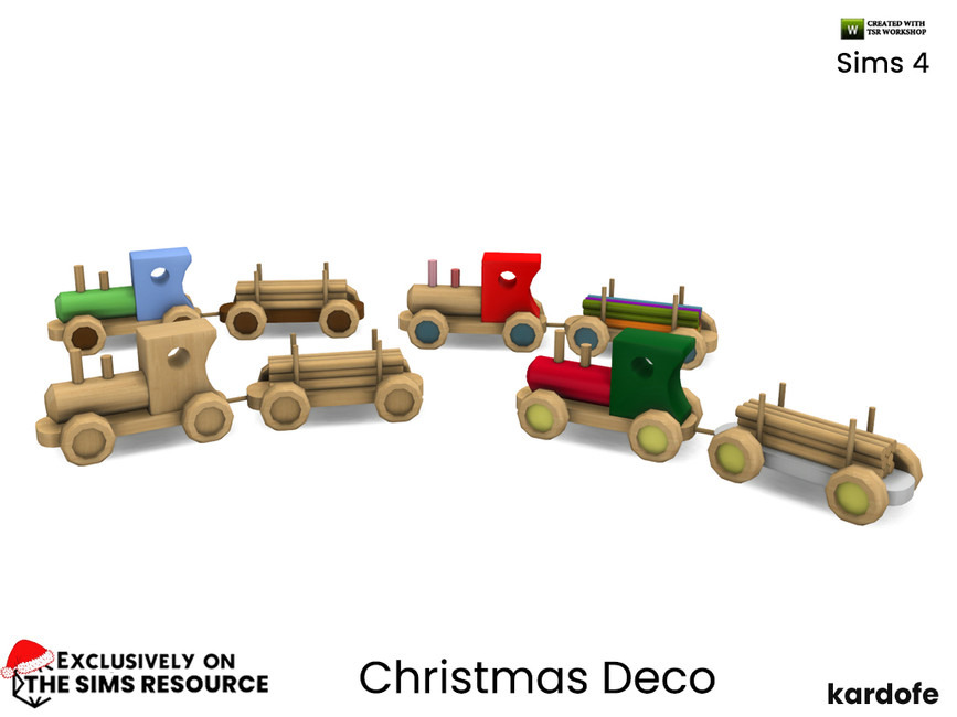 The Sims Resource - Christmas Deco_Train