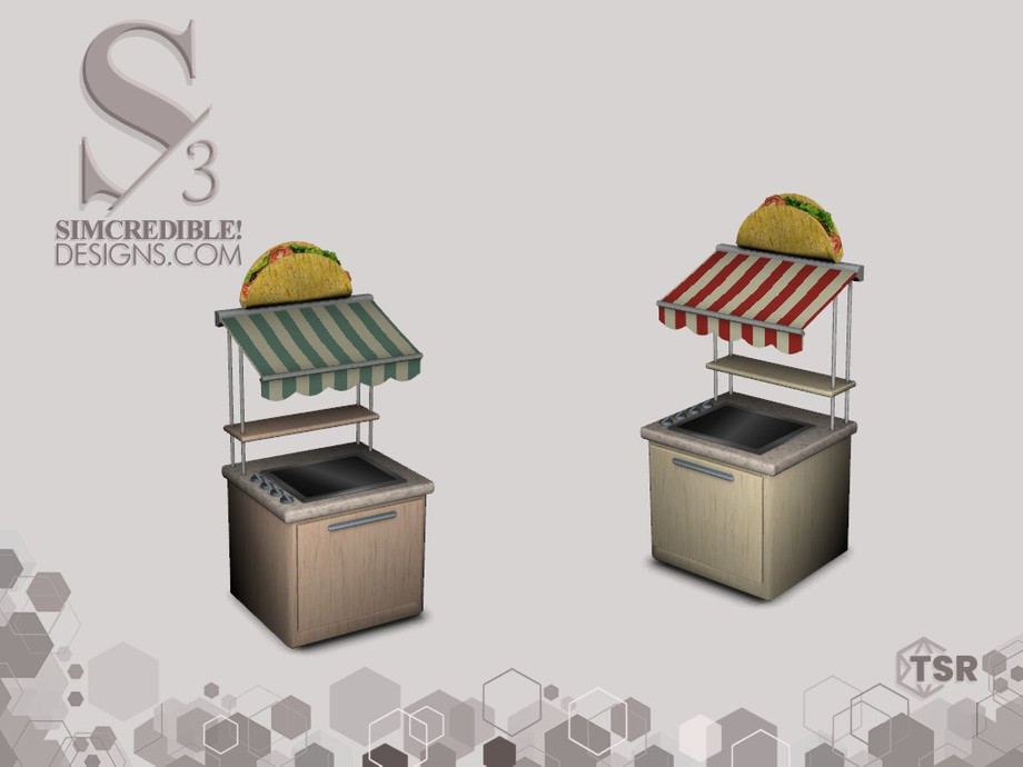 The Sims Resource | Colors of Joy Taco Stand Toy
