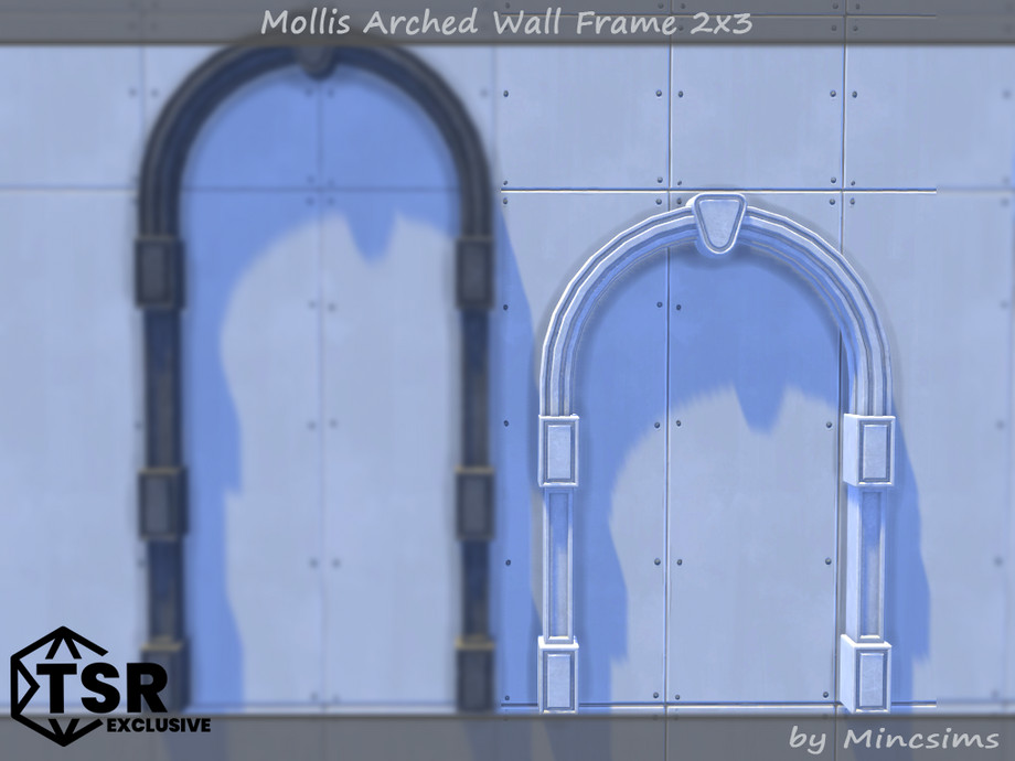 The Sims Resource | Mollis Arched Wall Frame 2x3
