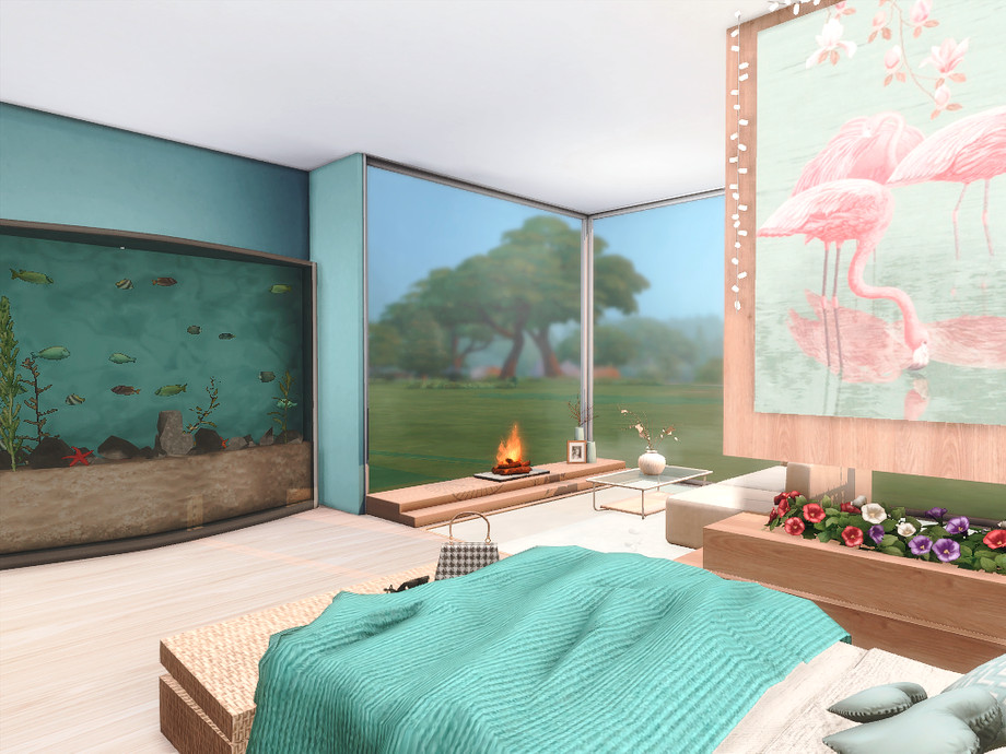 The Sims Resource | Blue Voyage Bedroom