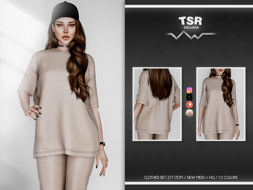 The Sims Resource - CLOTHES SET-277 (TOP) BD816