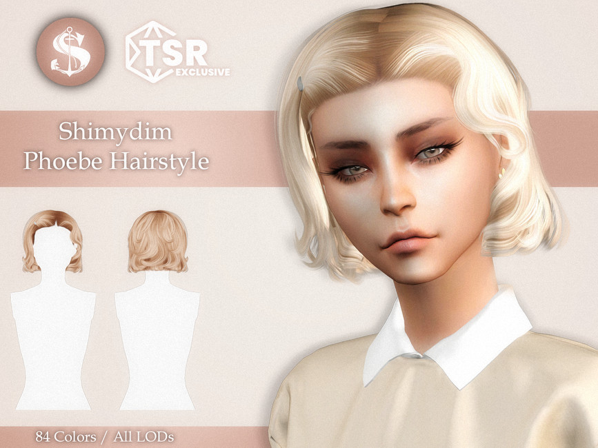 The Sims Resource - Phoebe Hairstyle