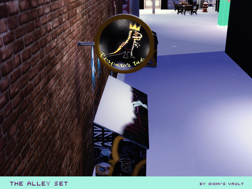The Sims Resource - The Alley set Sign #01