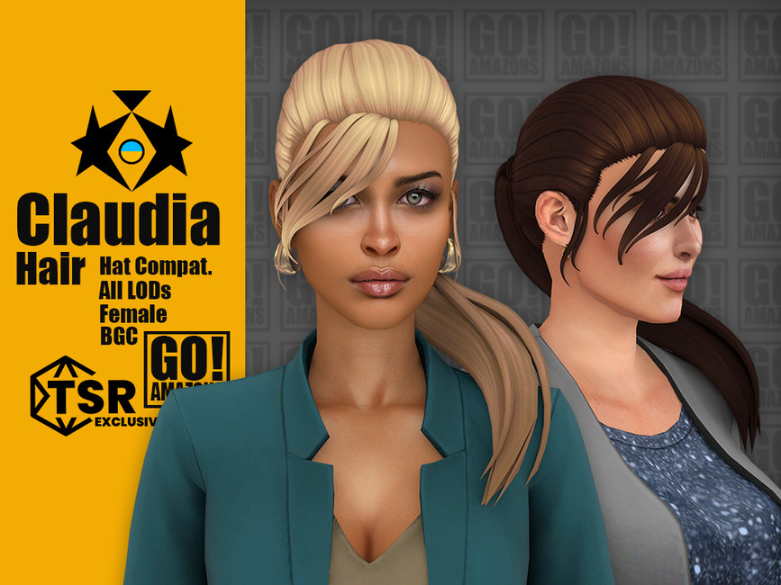 The Sims Resource - Claudia Hair