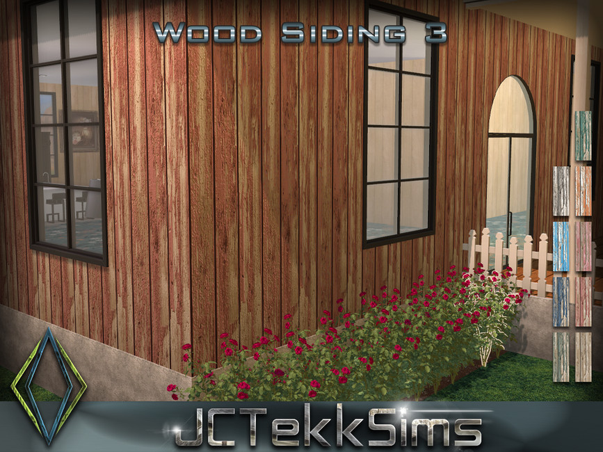 The Sims Resource - Wood Siding 3