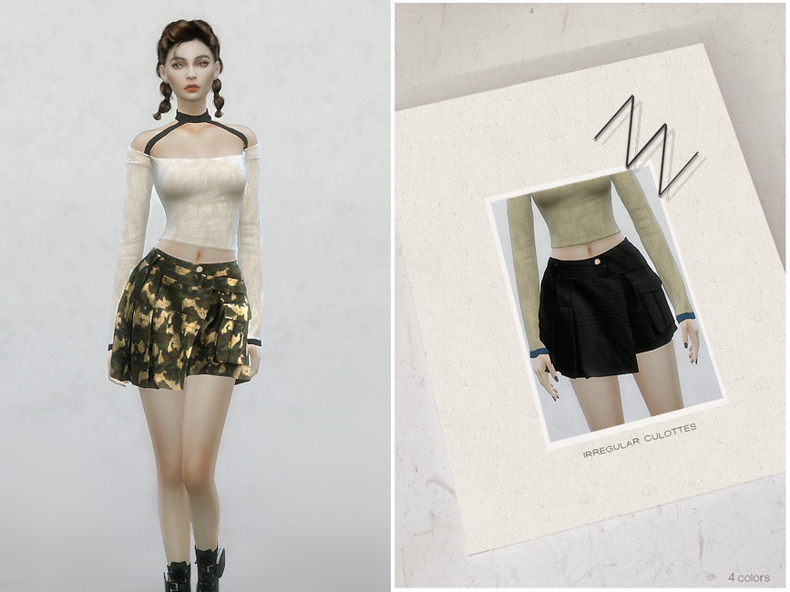 The Sims Resource - IRREGULAR CULOTTES